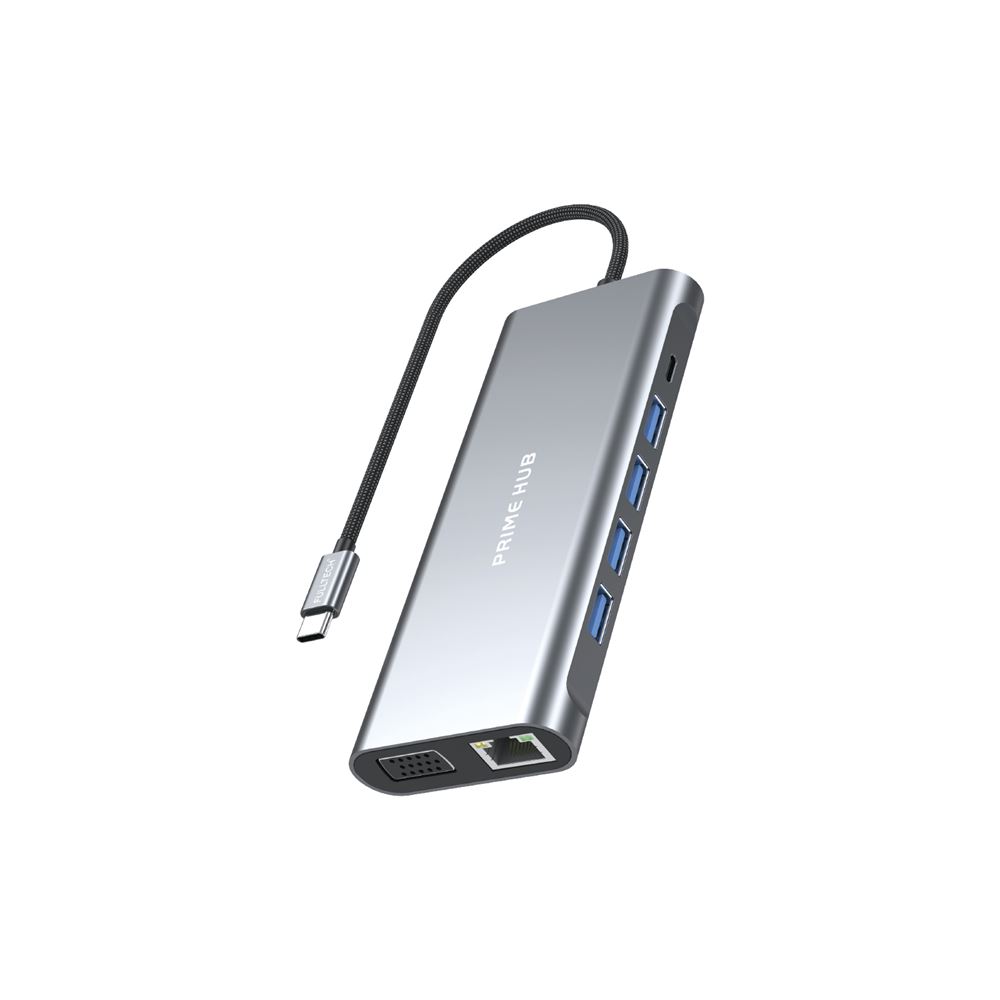 Fulltech FH23 11'i 1 Arada USB-C Çoklayıcı | 4K HDMI, 100W PD, Gigabit ...